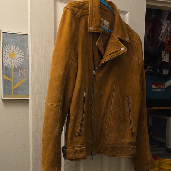 Wilsons Leather | Jackets & Coats | Adidas Mens Brown Suede Jacket ...